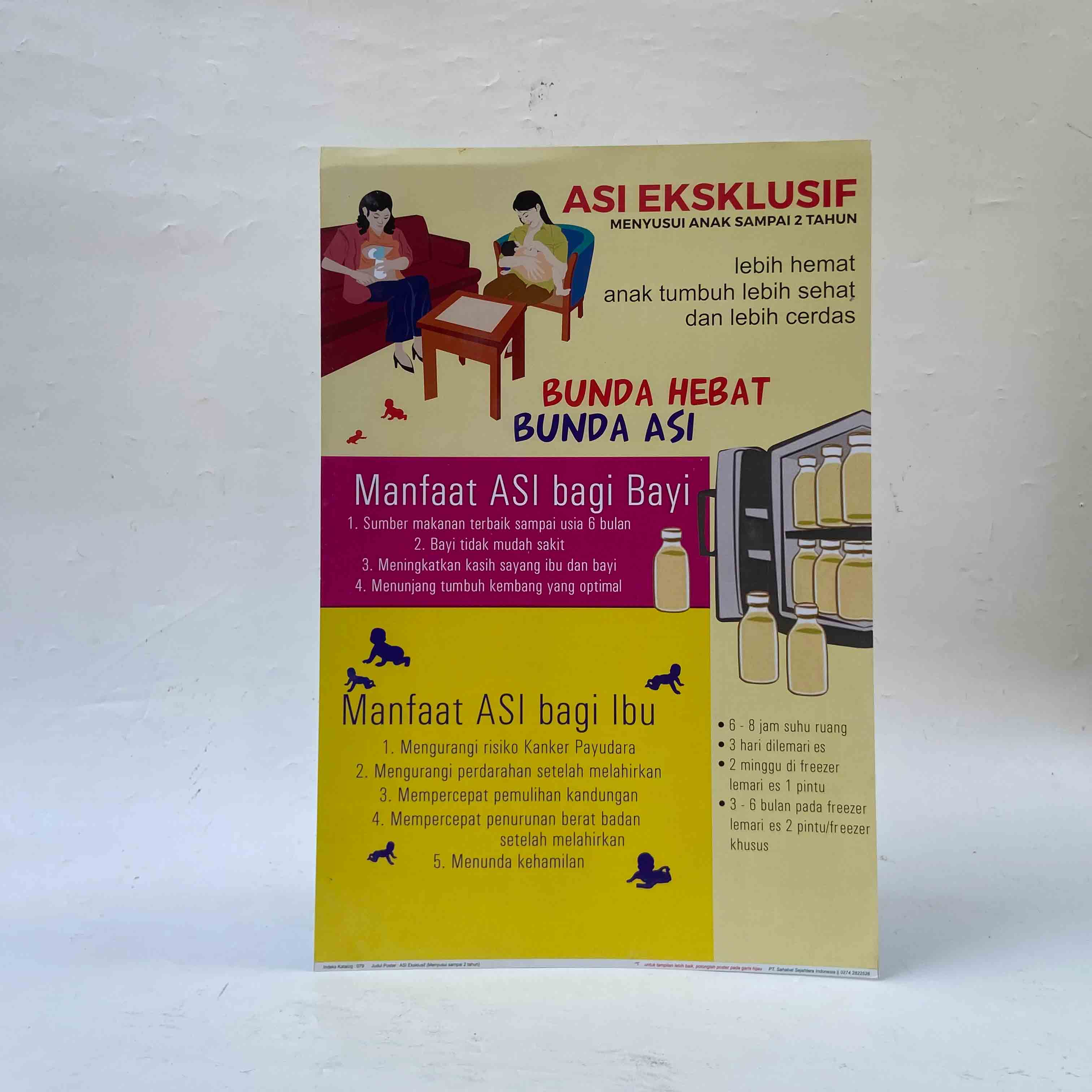 Jual Poster Kebidanan | Poster ASI | Poster Asi Ekslusif Sampai 2 Tahun ...
