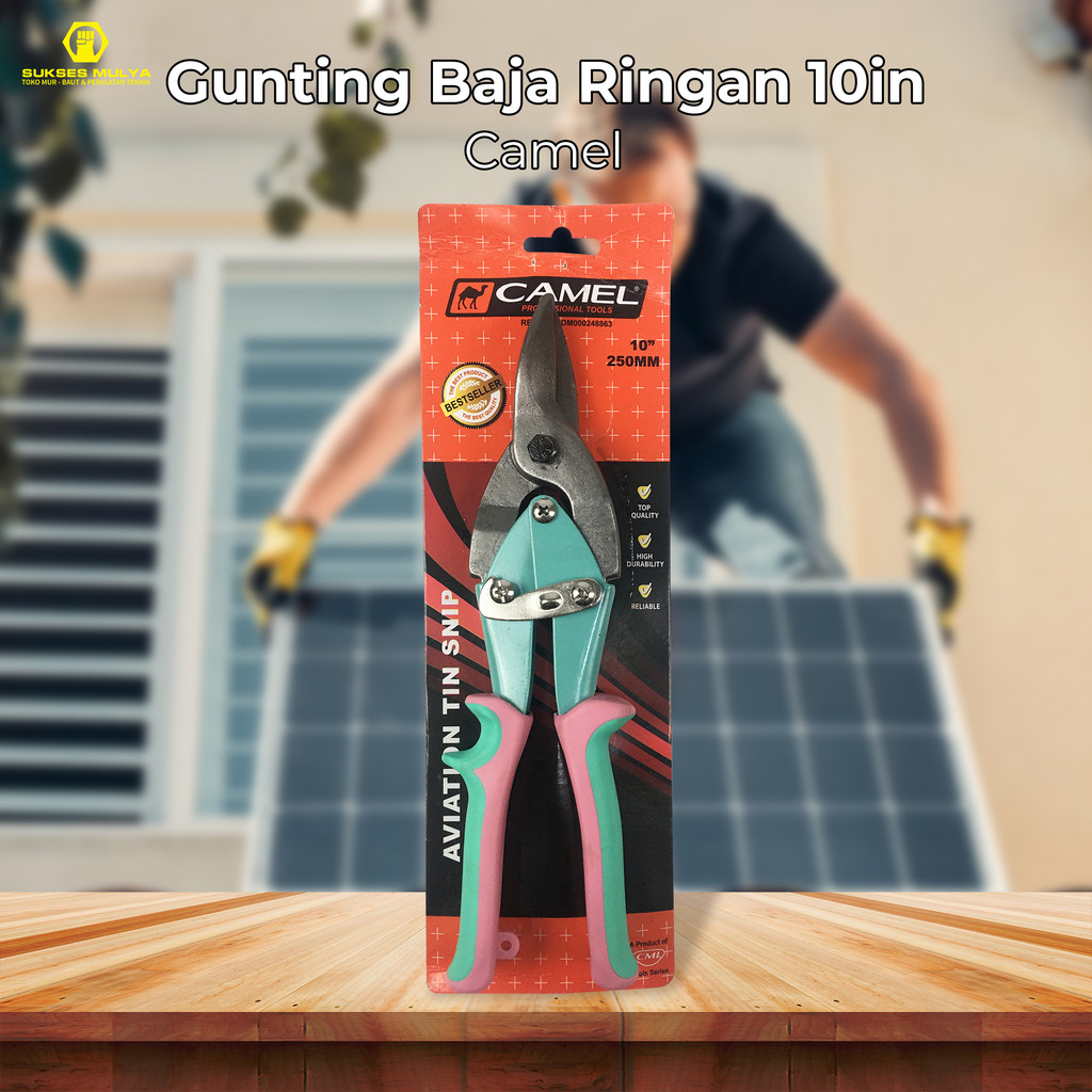 Jual Gunting Baja Ringan Hollow CAMEL Tang Potong Hollow 10 Inch ...