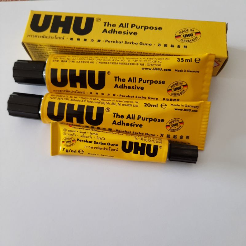 Jual UHU THE ALL PURPOSE ADHESIVE LEM CAIR UHU 20ml/35ml | Shopee Indonesia