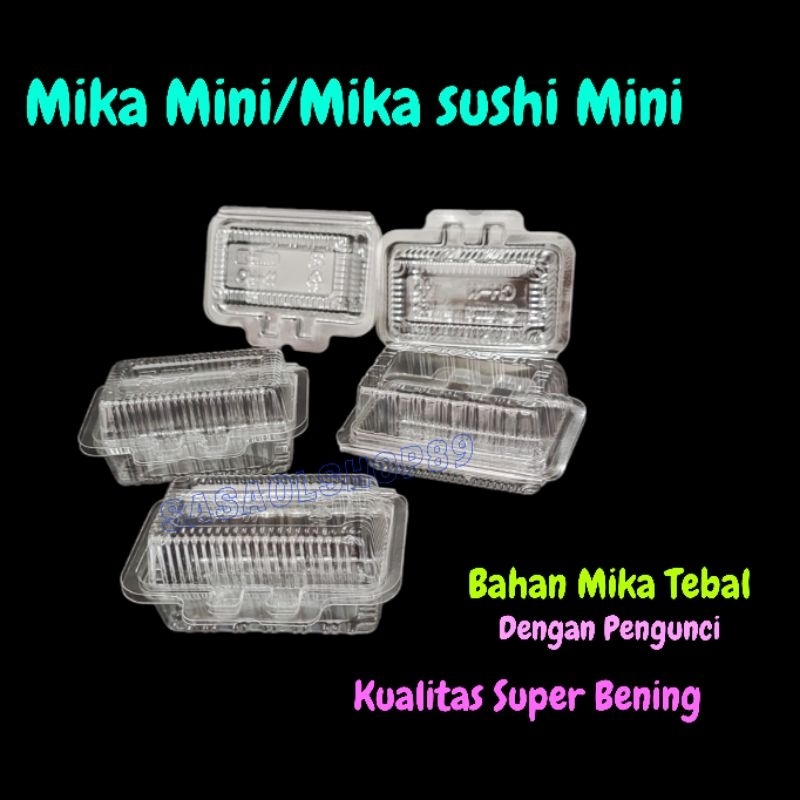Jual Mika Kue Tart potong CH11 (25pcs) Mini Mika Sushi | Shopee Indonesia