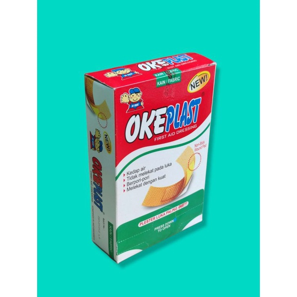 Jual Plaster/ Plester Luka Merek Okeplast 1 Pack (isi 100pcs) | Shopee ...