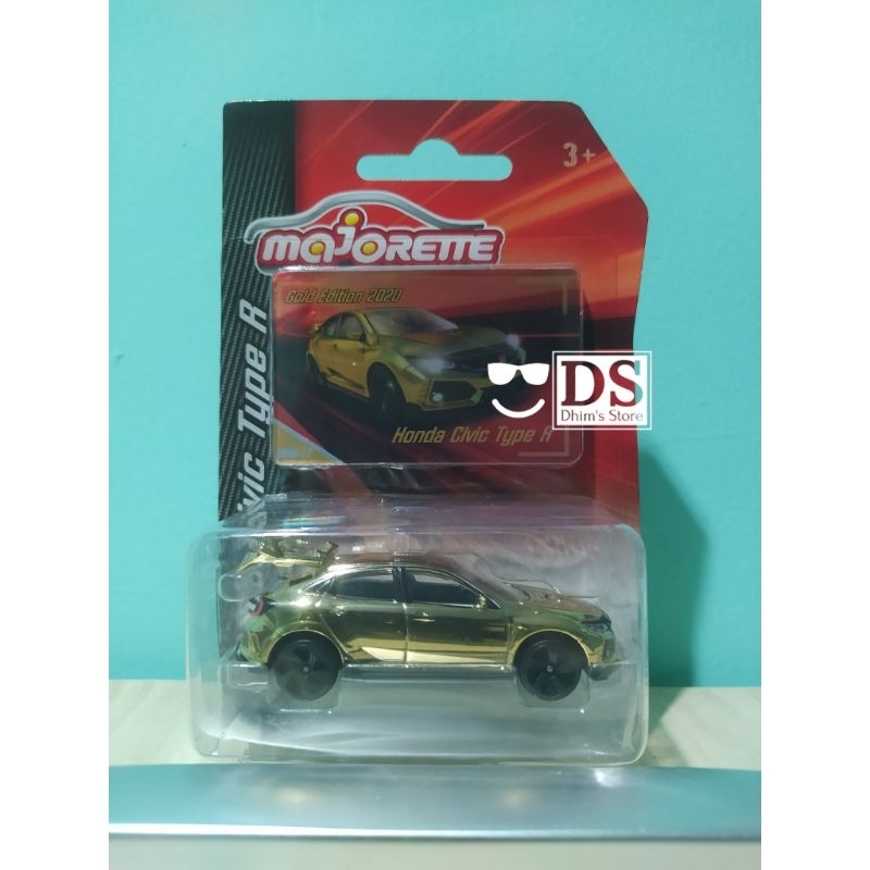 Jual Majorette Honda Civic Type R - Gold Edition (rare item) | Shopee ...