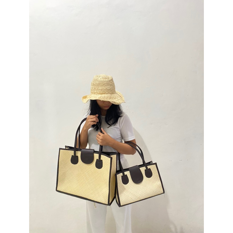 Jual Tas Anyaman Pandan Putih / Handbag/ Produk Lokal | Shopee Indonesia