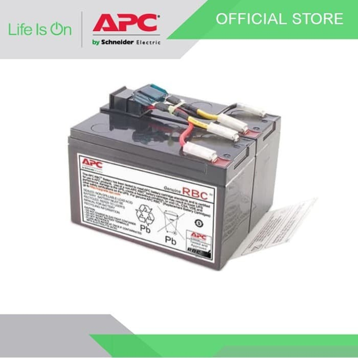 Jual Baterai UPS APC RBC48 / RBC 48 Replacement Battery Cartridge ...