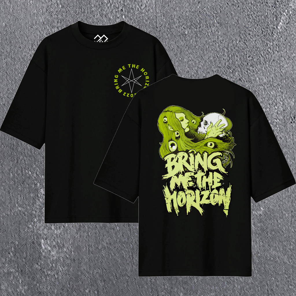 Jual KAOS OVERSIZE BMTH 01 T-SHIRT OVERSIZED | Shopee Indonesia