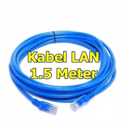 Jual Kabel UTP LAN Internet RJ45 Cat.5e 1,5 meter | Shopee Indonesia