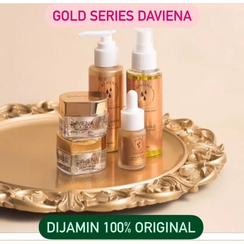 Jual PAKET DAVIENA SKINCARE BPOM GOLD SERIES (PAKET FLEK) original 100% ...