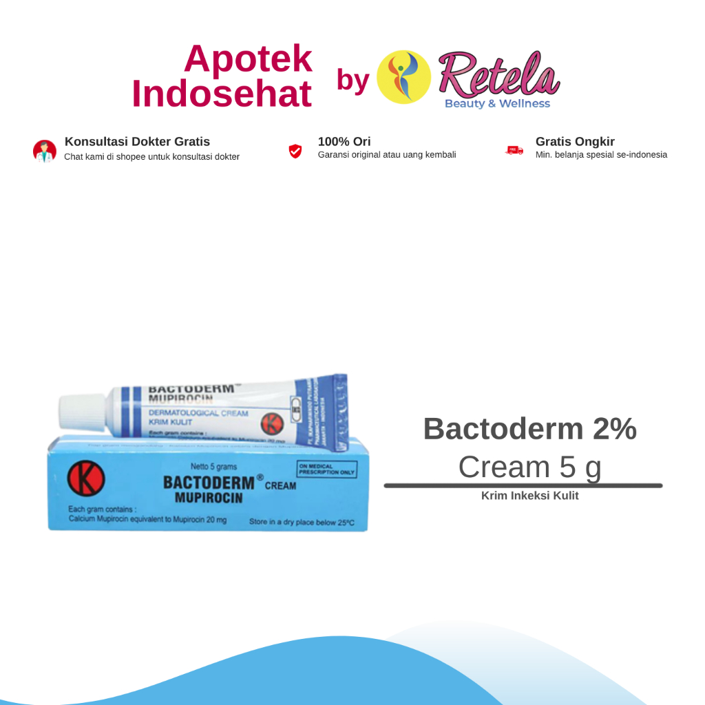 Jual BACTODERM 20MG CREAM 5GR | Shopee Indonesia