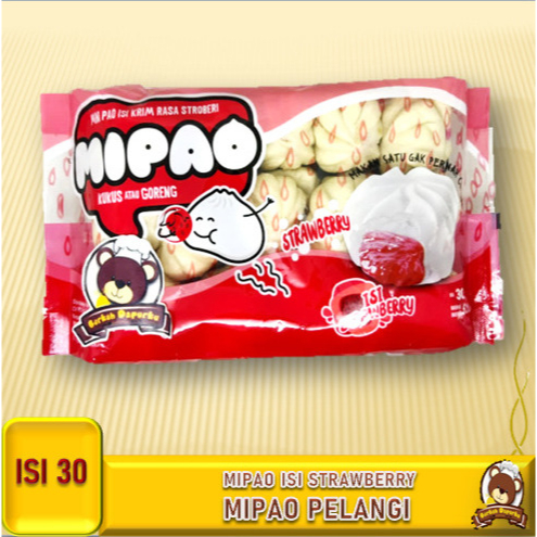 Jual Pelangi Mipao Strawberry Isi 30 Mini Bapao Distributor Frozen Food ...