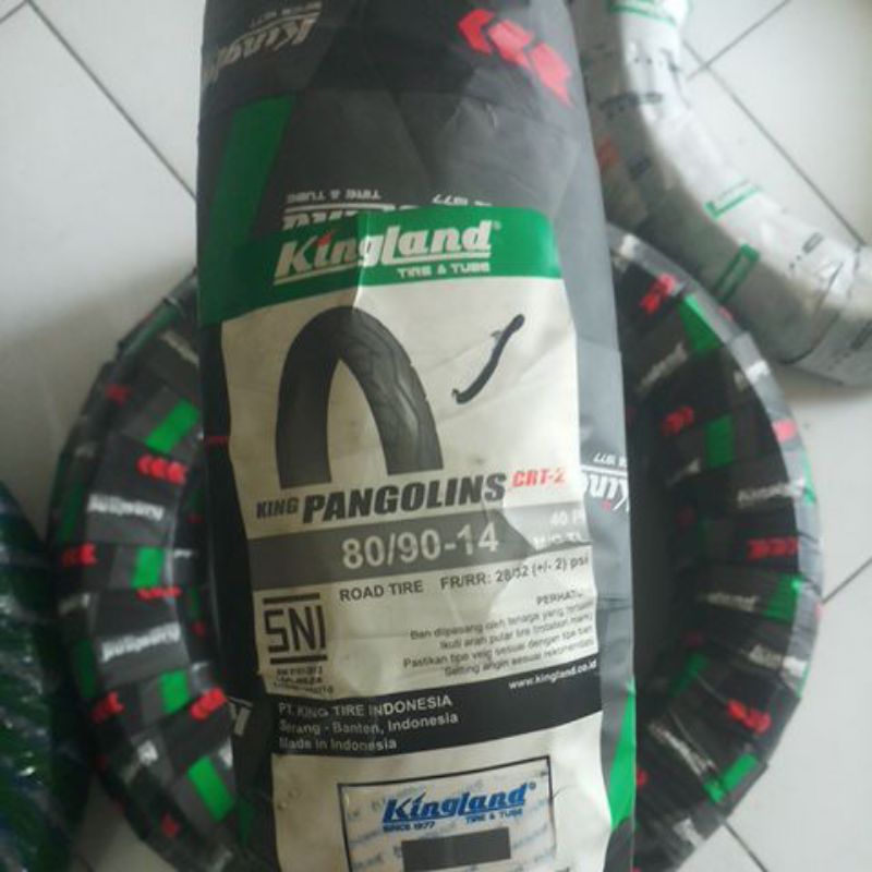 Jual BAN KINGLAND KING PANGOLINS CRT 2 80 / 90 - 14 RING 14 TL - TUBELESS | Shopee Indonesia
