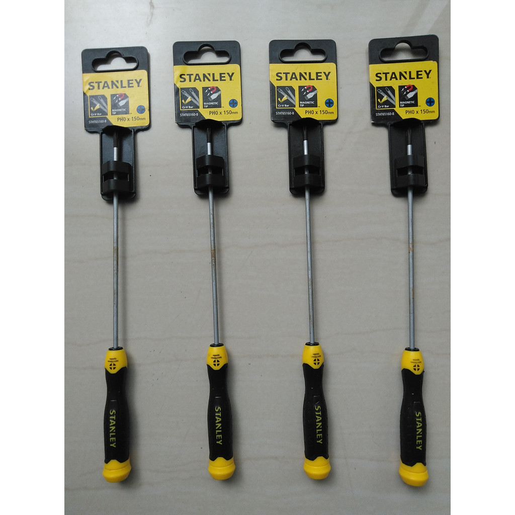 Jual Obeng Plus Stanley Panjang PH0x150mm (1 pc) | Shopee Indonesia