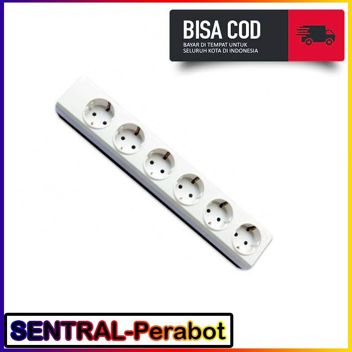 Jual Broco Terminal Stop Kontak 6 Lubang TYPE 15360 | Shopee Indonesia