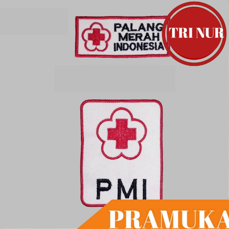 Jual Logo PMI Bordir Besar Kecil Bijian | Shopee Indonesia