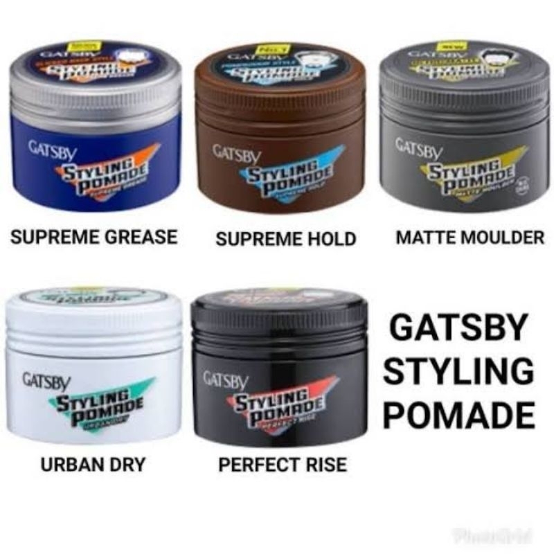 Jual GATSBY STYLING POMADE/GATSBY MAX/GATSBY THC 75 & 150 GR | Shopee ...