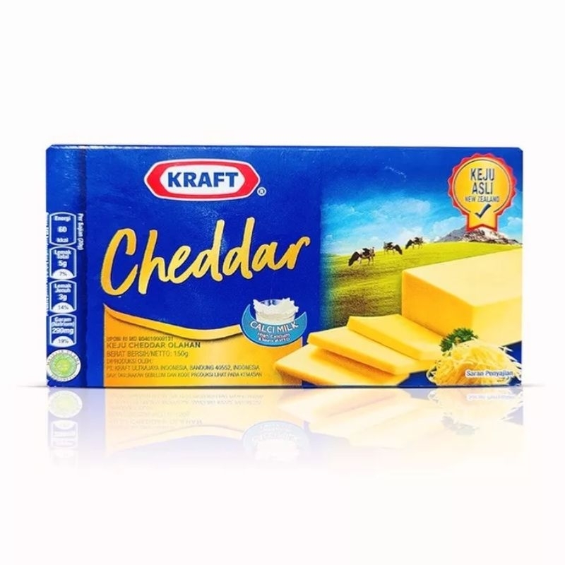 Jual Keju KRAFT CHEDDAR 150 Gr | Shopee Indonesia