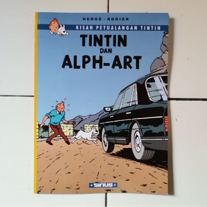 Jual Tintin dan Alph-Art - Kisah Petualangan Tintin - Herge dan Rodier ...