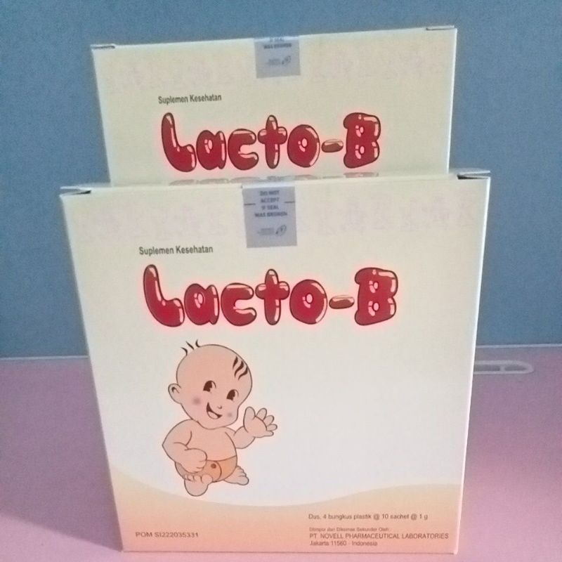 Jual Lacto B Sachet / Box / 4 Pack @ 10 Sachet / Probiotic | Shopee ...