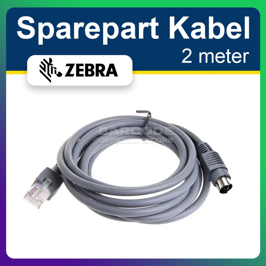 Jual Zebra Symbol DS4608 Sparepart Kabel PS2 Scanner Barcode Original ...