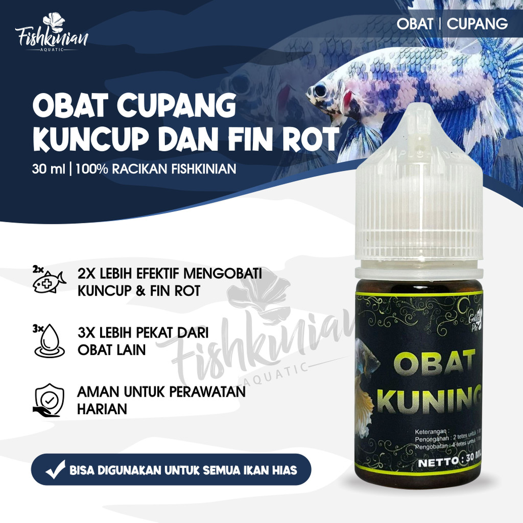 Jual Fishkinian | Obat Kuning Untuk Cupang Kuncup Dan Fin Rot Good ...