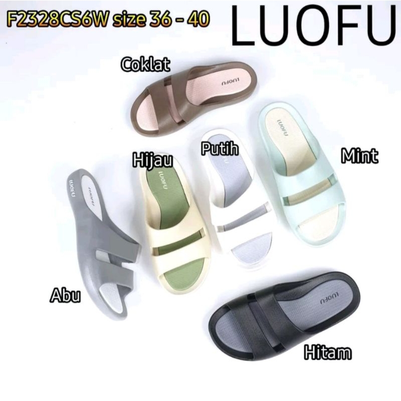 Jual Sandal wanita luofu sandal luofu import sandal luofu karet size 36 ...