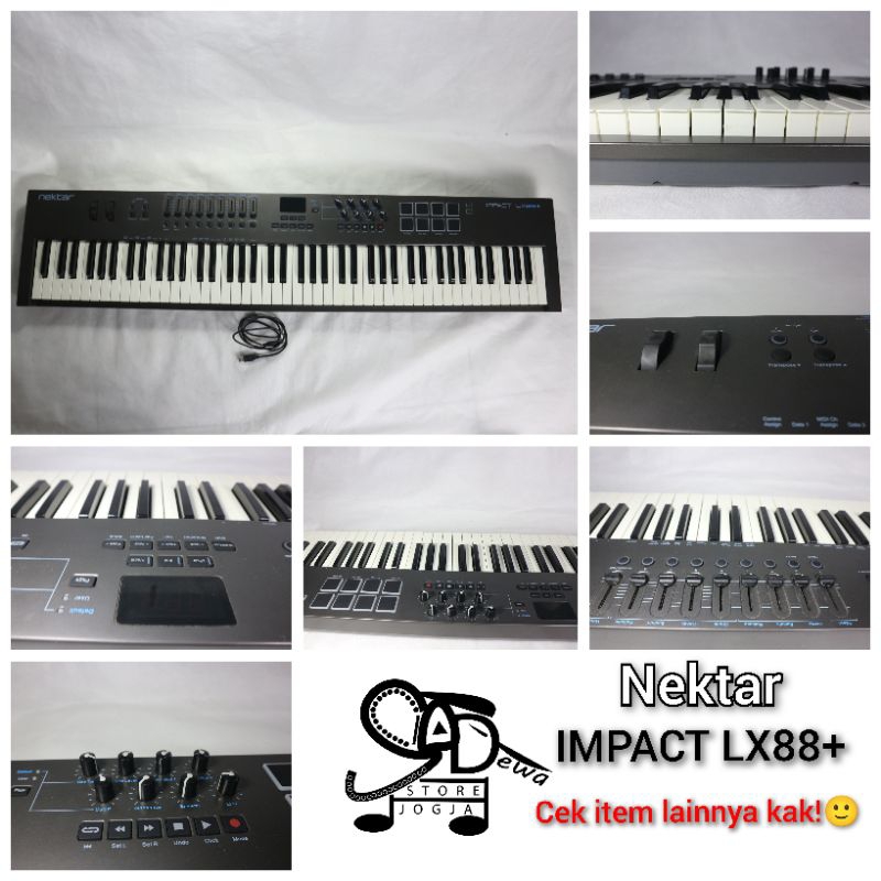 Jual NEKTAR IMPACT LX88+ LX88 PLUS MIDI CONTROLLER LX 88+ CONTROLER ...