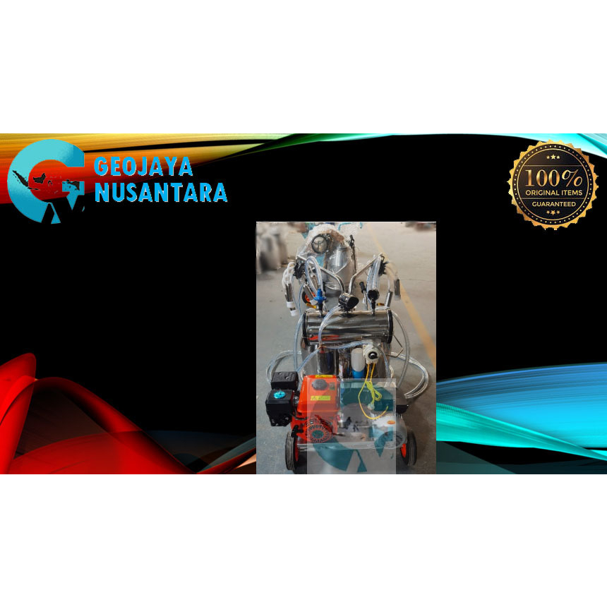 Jual MESIN PERAH SUSU SAPI 2 HANDEL 4 CUP 25 LITER SISTEM PISTON VAKUM ...
