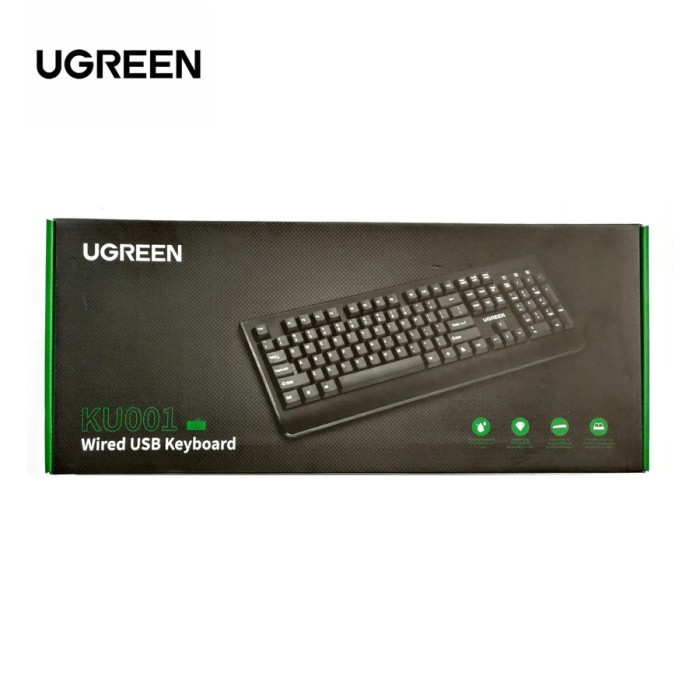 Jual UGREEN Keyboard Bundle Mouse Set - Ugreen USB Wired Combo Komputer Laptop 90561 | Shopee ...