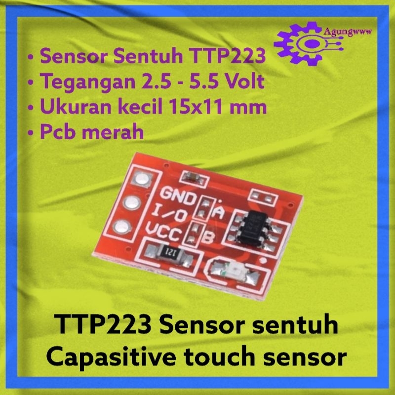 Jual TTP223 sensor sentuh Capasitive touch sensor | Shopee Indonesia Jual TTP223 sensor sentuh Capasitive touch sensor | Shopee Indonesia
