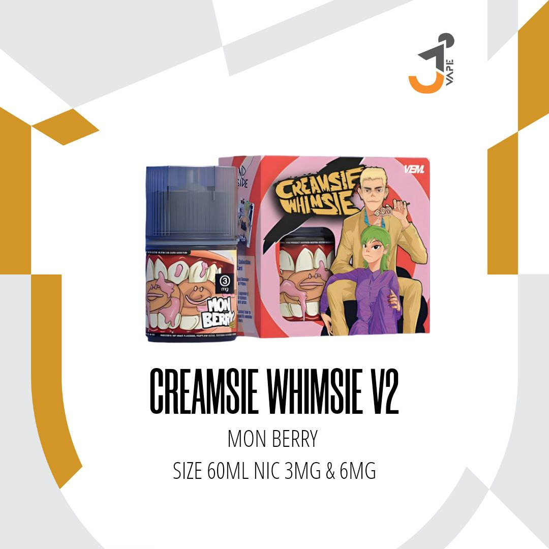 Jual CREAMSIE WHIMSIE V2 MONBERRY 60ML BY VEM JUICE X IVAN IBRAHIM E ...