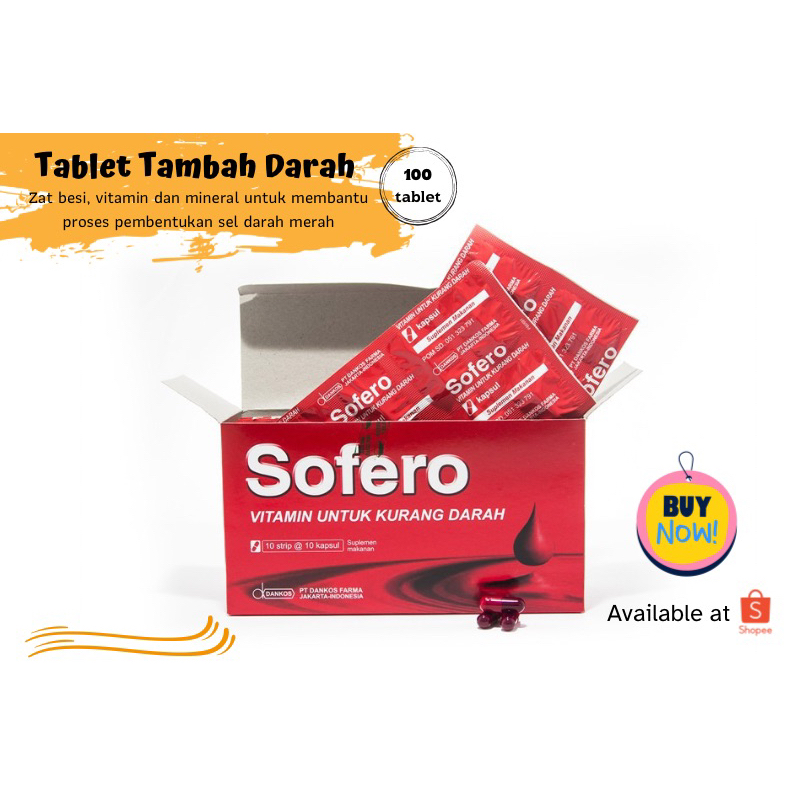 Jual SOFERO Zat Besi dan Vitamin - Membantu Proses Pembentukan Sel ...