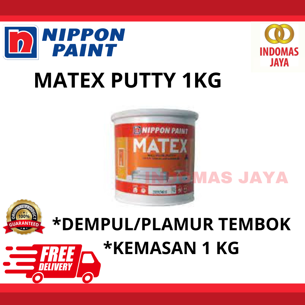 Jual MATEX Dempul Plamir Plamur Pelamir Tembok Wall Filler Putty 1Kg 1 Kg / Plamir Tembok ...