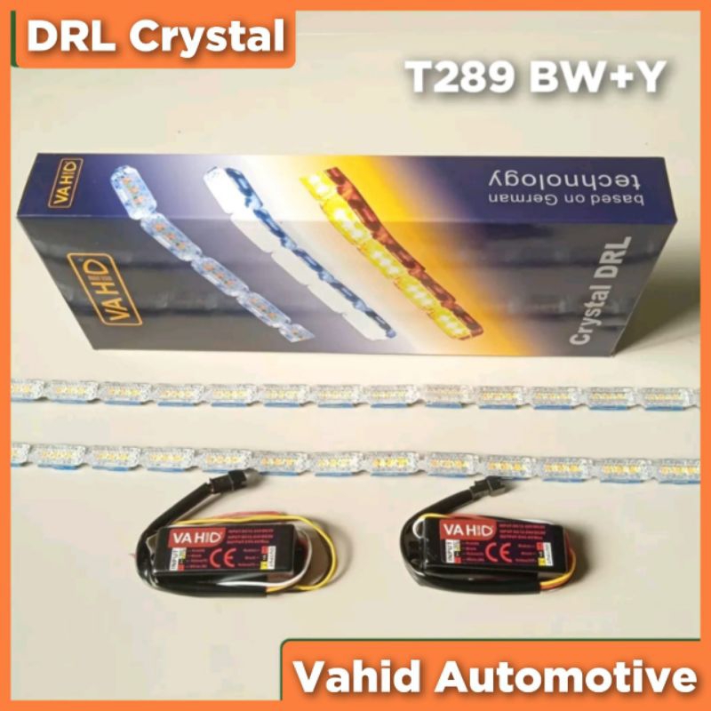 Jual T289-B+WY | DRL Crystal Welcome Light Vahid | Start Slow BIRU | Shopee Indonesia