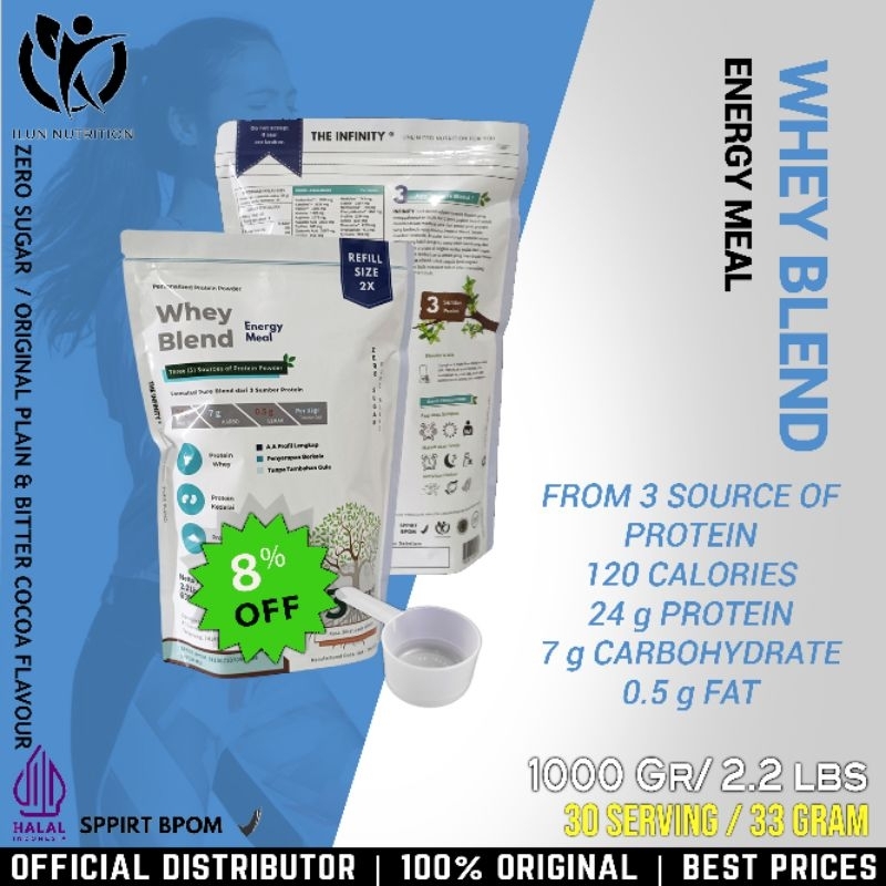 Jual [REFILL PACK] THE INFINITY Blend Pro Size Up Susu Protein Blend ...