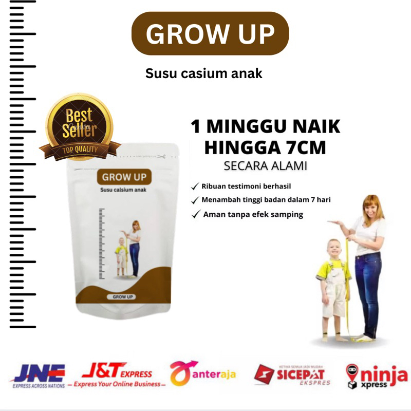 Jual GROW UP SUSU KALSIUM ANAK || Umur 12 tahun susu kalsium original ...
