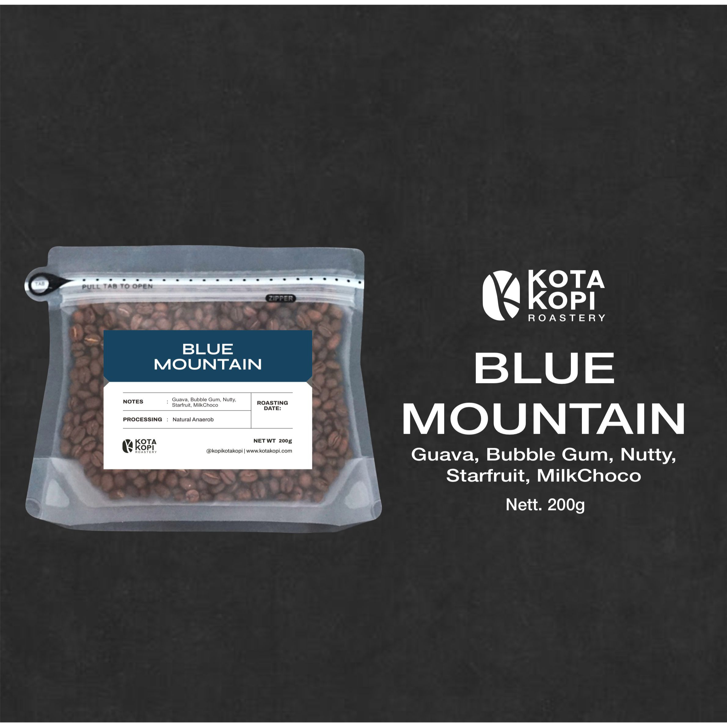 Jual Kota Kopi Roastery - Blue Mountain Cashew Nut Biji Kopi Bubuk ...
