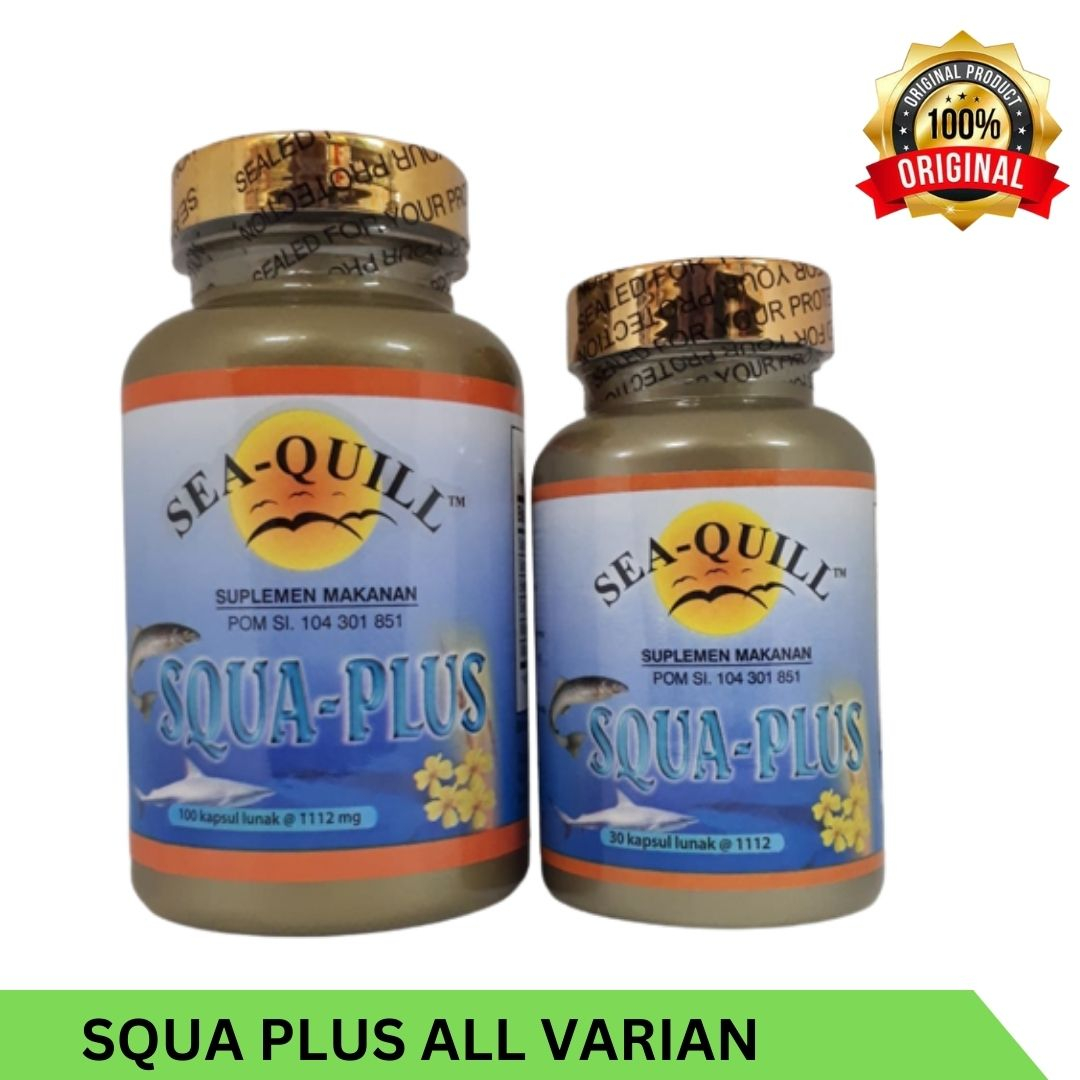 Jual Sea Quill Squa Plus 30 softgel 100 sotfgel multi vitamin jantung ...