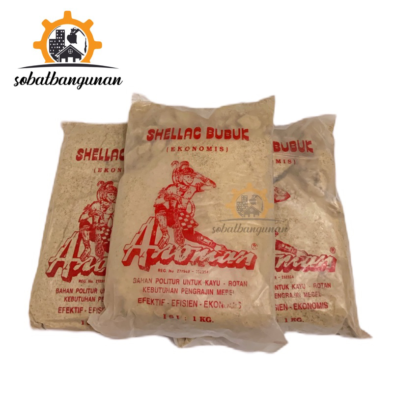 Jual Shellac Shellak Serlak Sirlak Bubuk ANOMAN 1 Kg | Shopee Indonesia