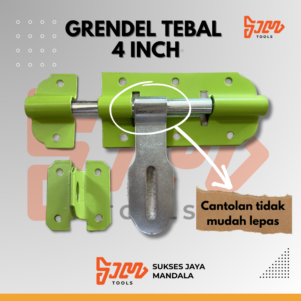 Jual Grendel Tebal Grendel Overpal 4 inch | Shopee Indonesia