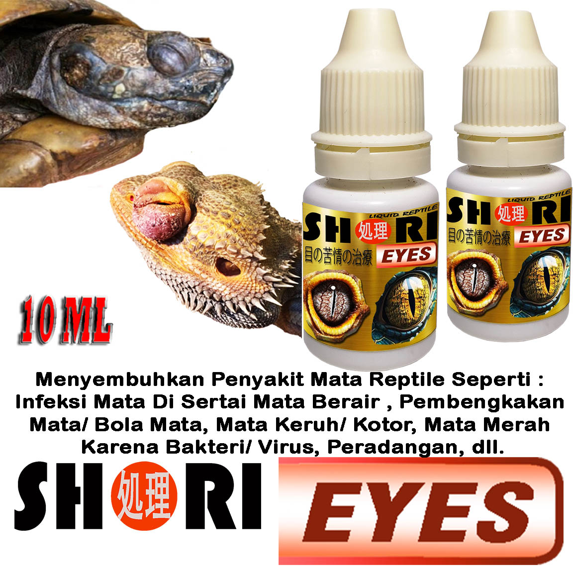 Jual SHORI EYES OBAT MATA REPTILE BERAIR KERUH MERAH INFEKSI BENGKAK ...