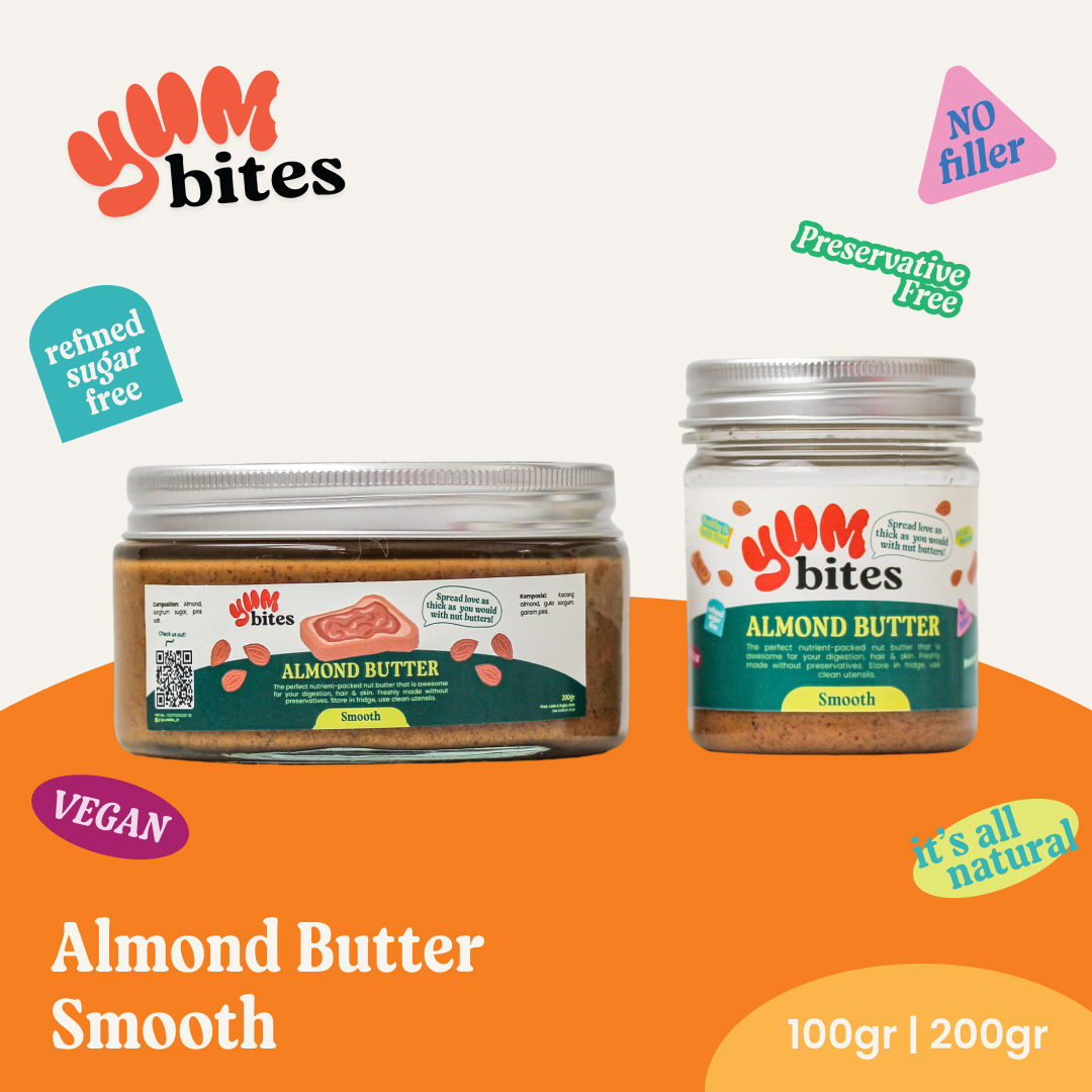 Jual YumBites Almond Butter - Selai Kacang Almond Panggang Sarapan ...