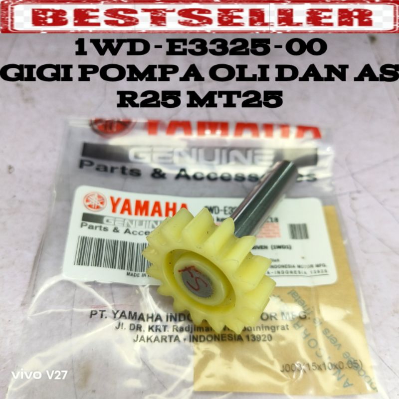 Jual 1WD-E3325-00 AS DAN GEAR GIGI GIR POMPA OLI R25 MT25 | Shopee Indonesia
