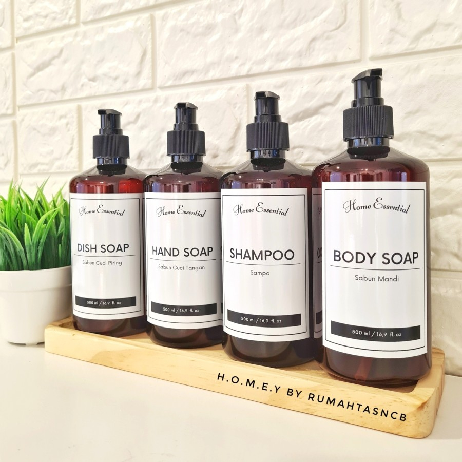 Jual botol pump / botol sabun aesthetic / botol sabun kekinian 500 ml ...