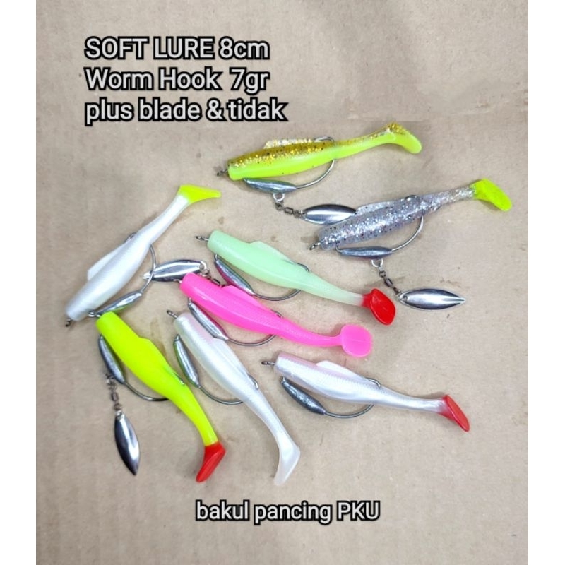 Jual SOFT LURE 8 CM ECER. softlure. softlur. soflure. sof lur. | Shopee ...