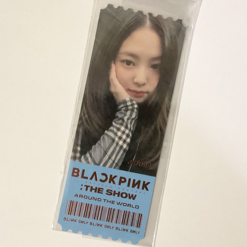 Jual JENNIE BLACKPINK THE SHOW MD TICKET (YG SELECT POB) | Shopee Indonesia