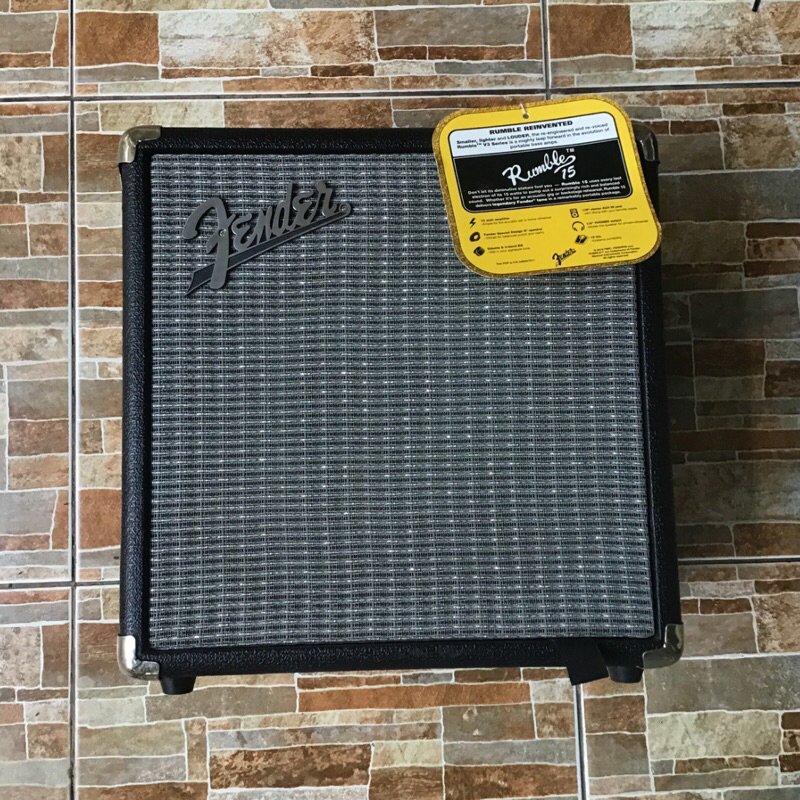 Jual Fender Rumble 15 V3 Bass Combo Amplifier, 230V EU | Amplifier Bass ...