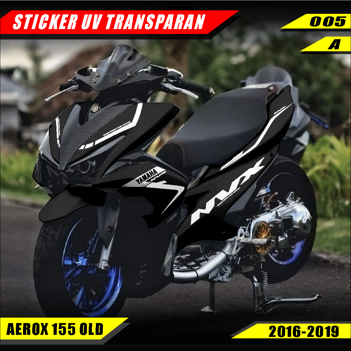 Jual STRIPING TRANSPARAN YAMAHA AEROX 155 OLD VARIASI LIST MOTOR DESAIN ...