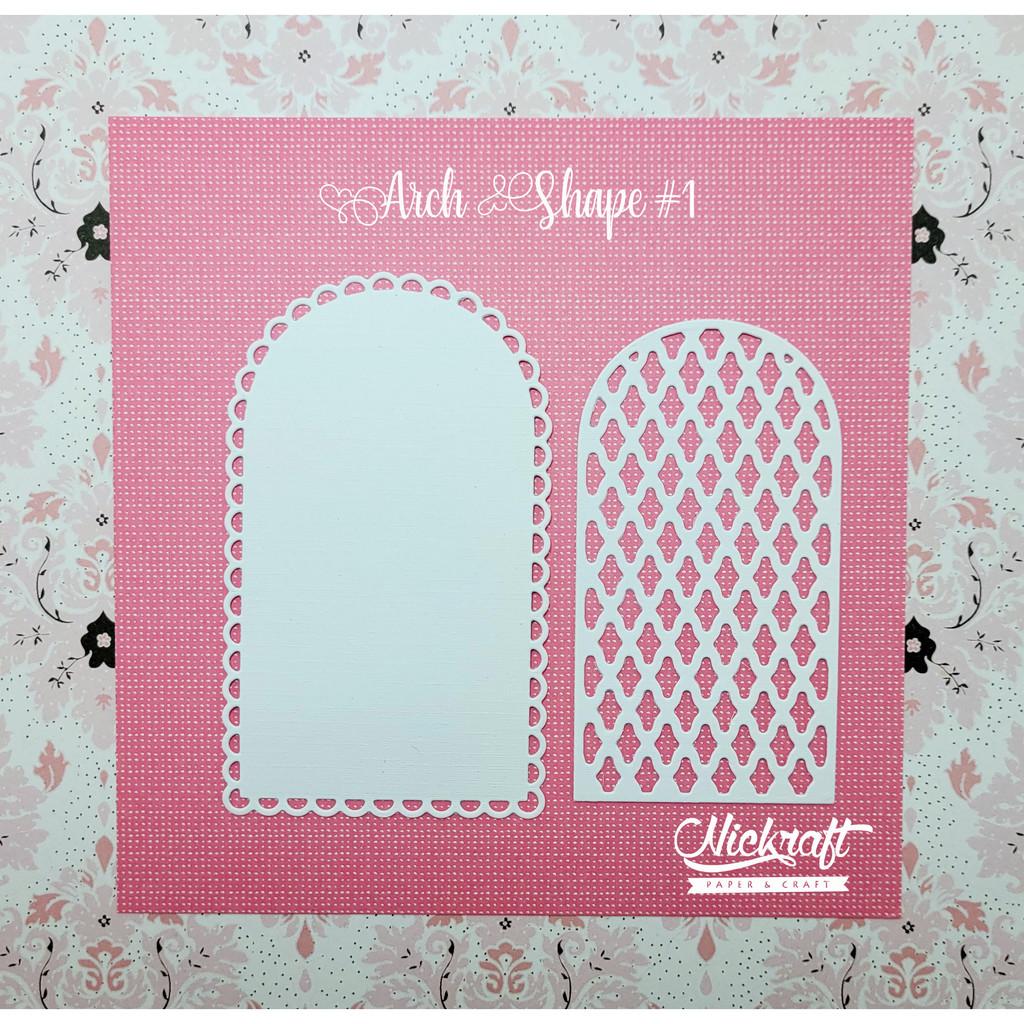 Jual ARCH SHAPE #1 - Hiasan Scrapbook Jurnal Die Cut Label Latar ...