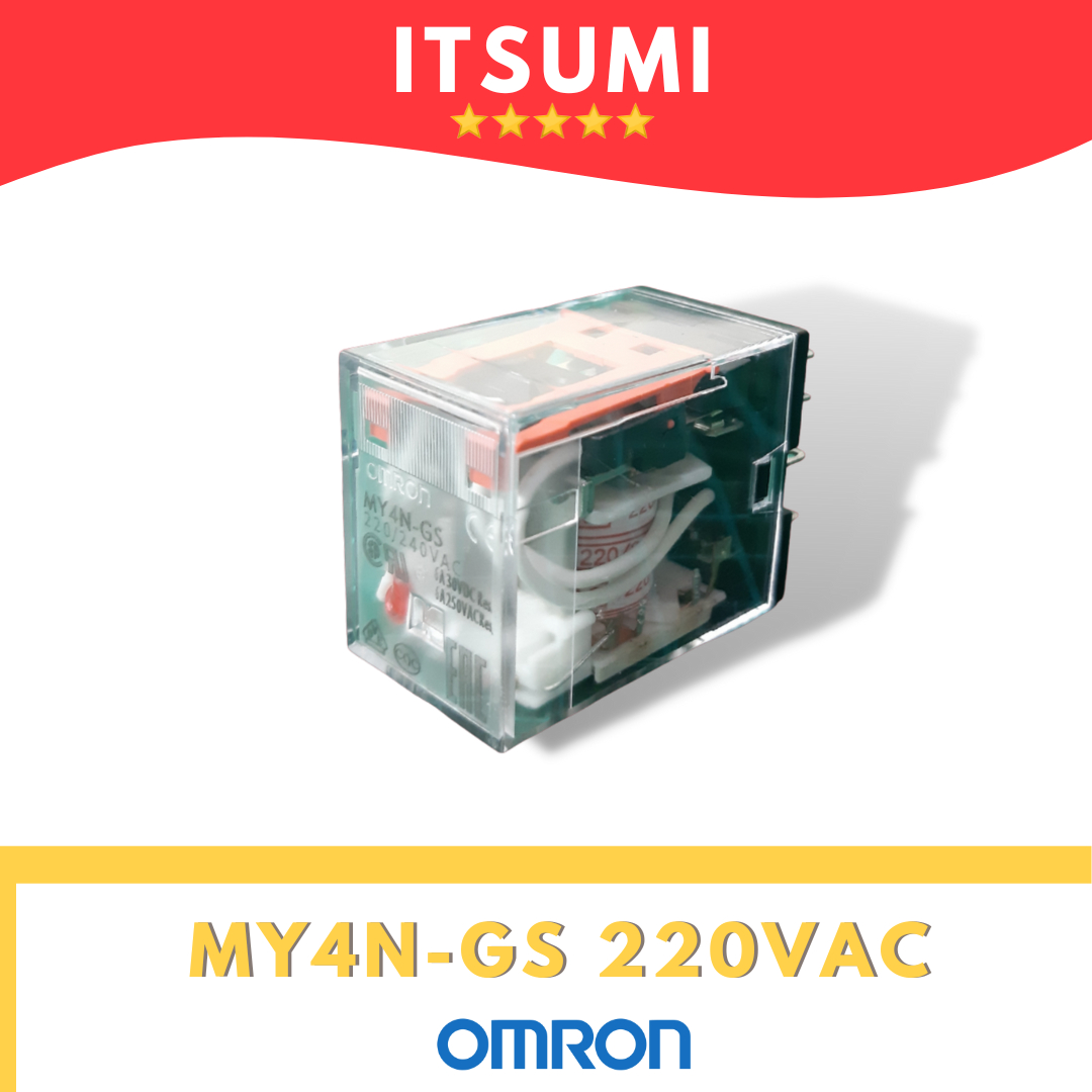 Jual Relay Omron MY4N-GS 220 VAC MY4N GS MY4NGS 220 VAC | Shopee Indonesia