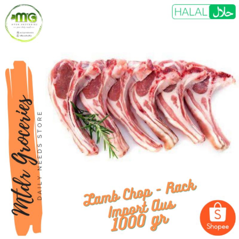 Jual Daging Kambing Muda - Domba Import Aus - Lamb Chop - Lamb Rack 1 ...