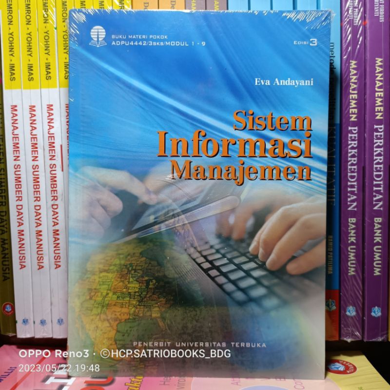 Jual ORI - SISTEM INFORMASI MANAJEMEN. EDISI 3. EVA ANDAYANI. UT. UNIVERSITAS TERBUKA. ORIGINAL ...